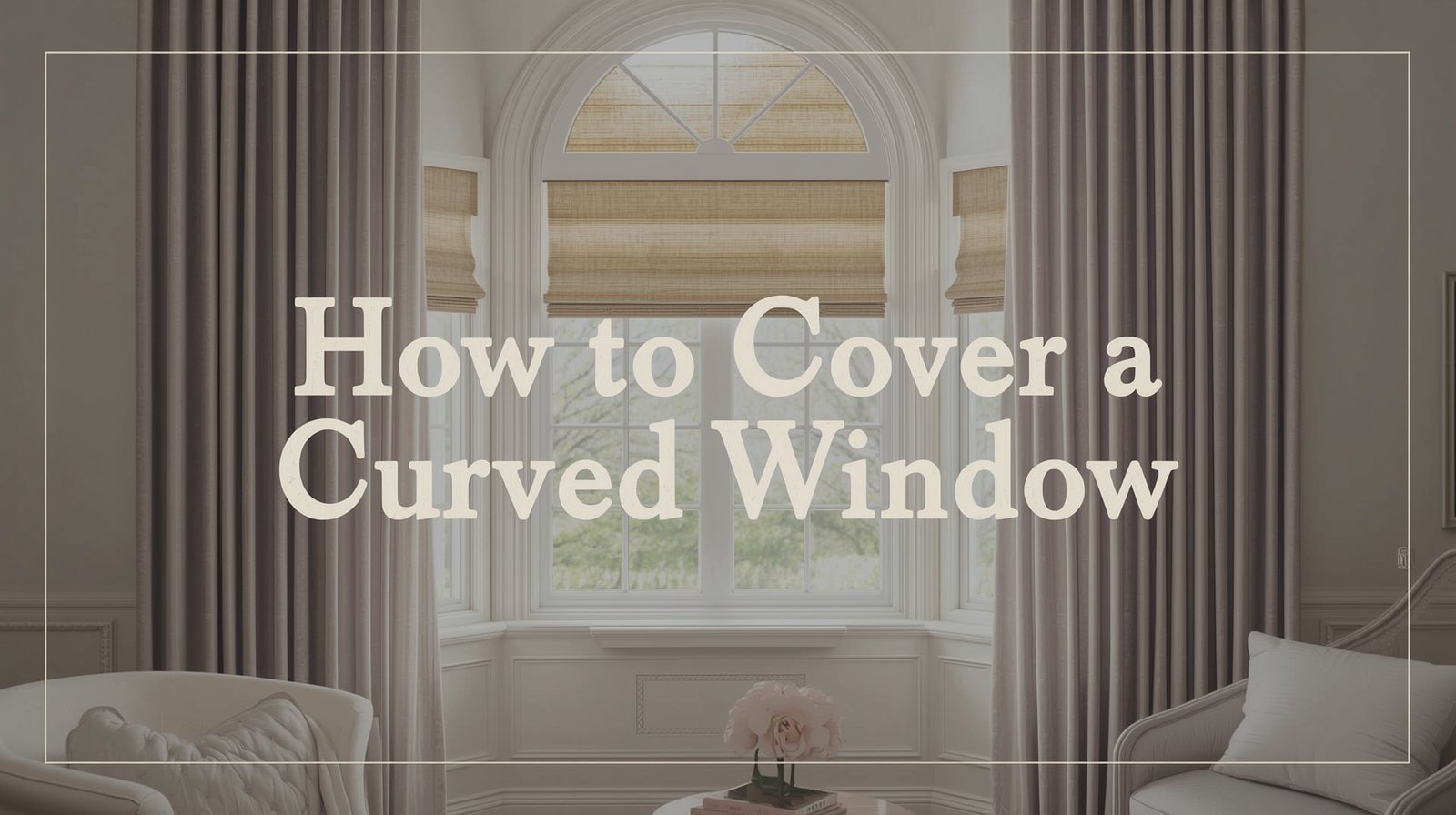 How to Cover a Curved Window: Top Ideas and Tips